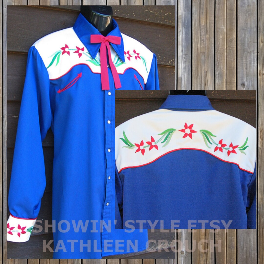 Custom Made by Kathleen Crouch Vintage Western Men's Cowboy, Rodeo ...
