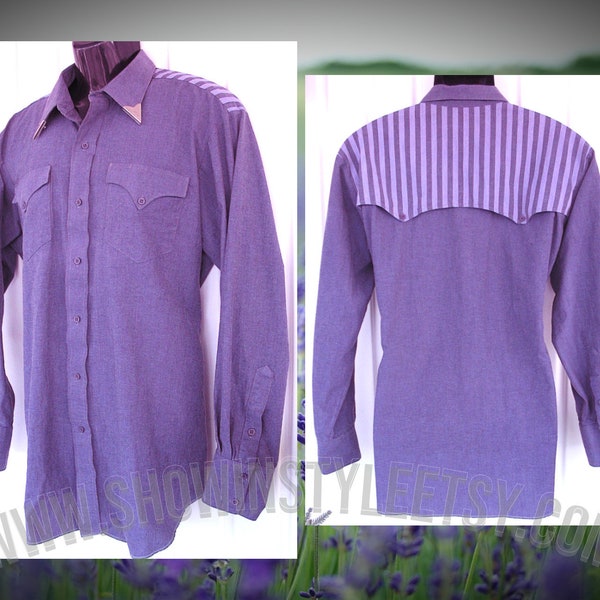 Western Purple Show Shirt - Etsy