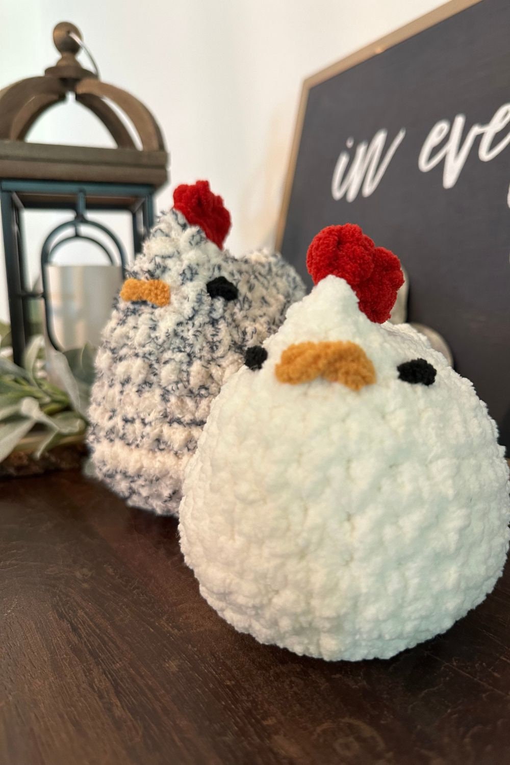 Cottagecore Crochet Chicken Handmade Chicken Lover Gift Housewarming ...