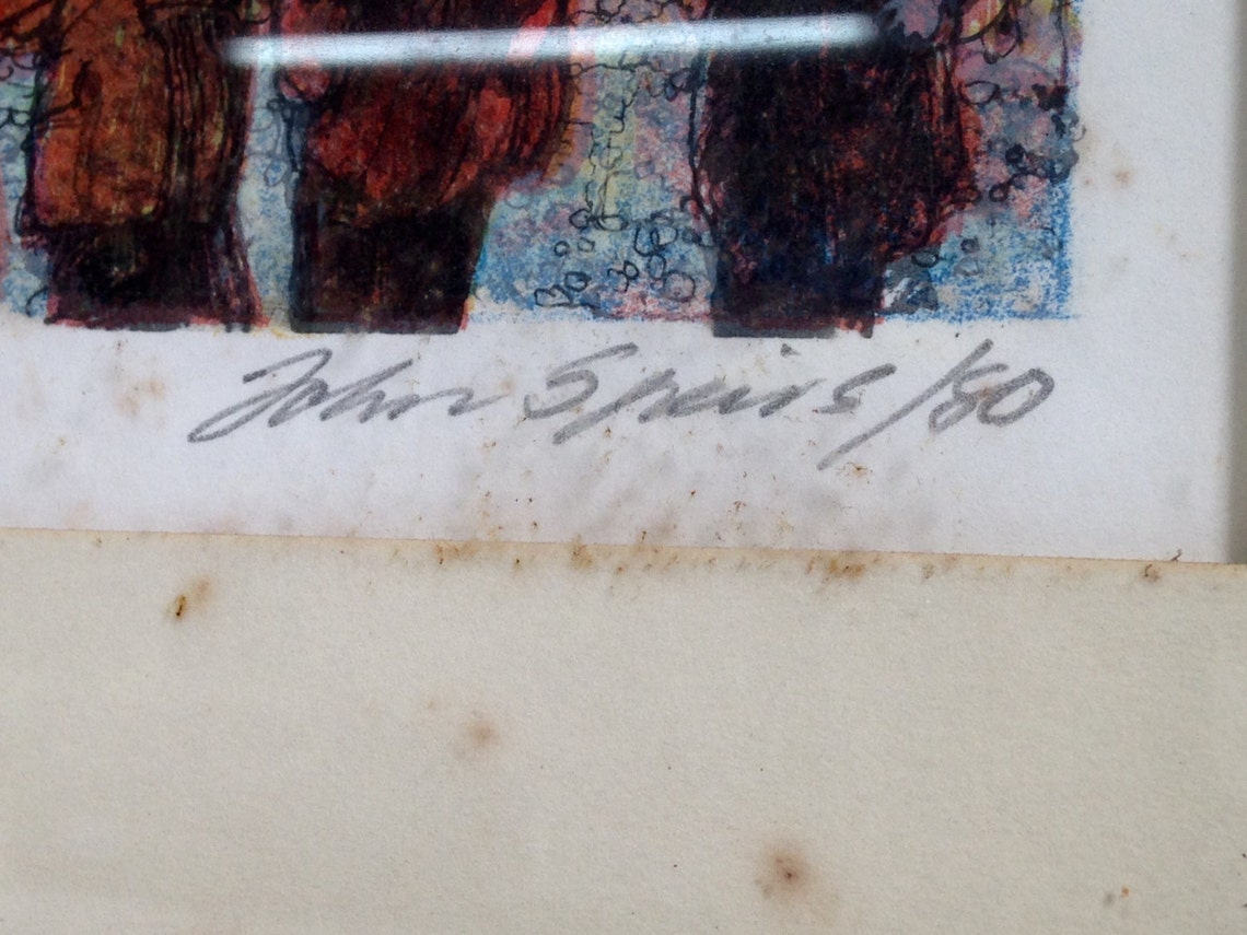 First Ed. Signed Litho. of Vienna by John Spiers, 1980 With Certificate ...