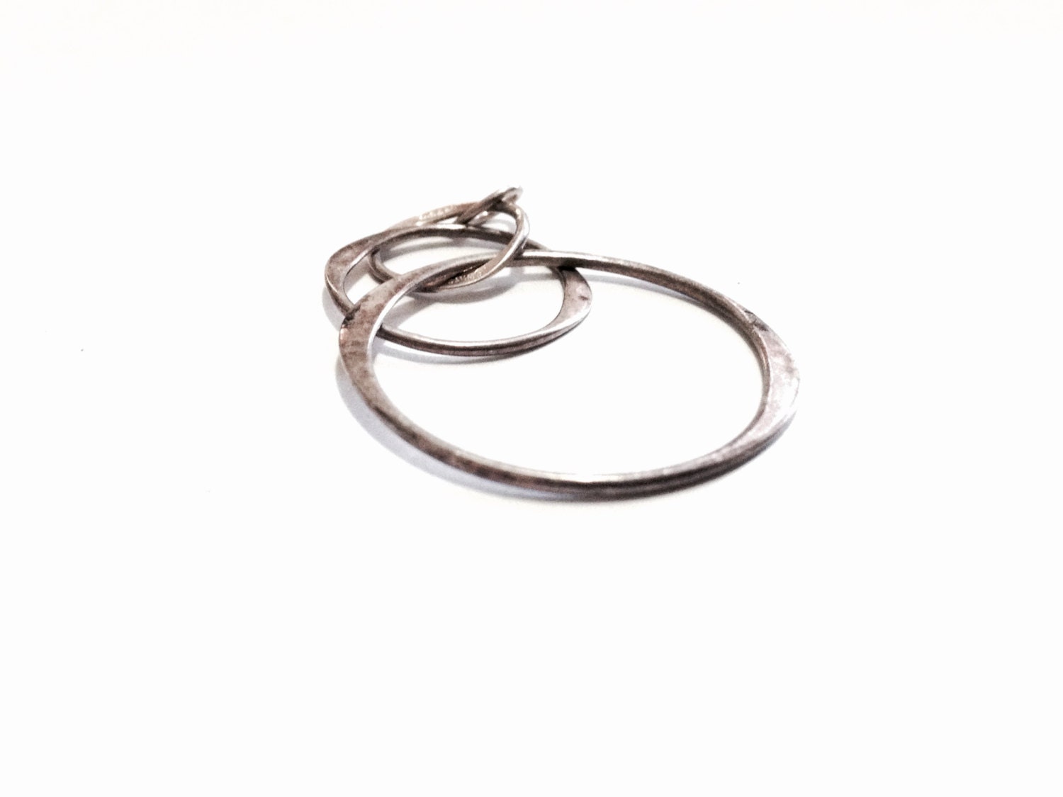 A Mid-Century Art Nouveau Handmade Circular Triplet Charm - Pendant ...