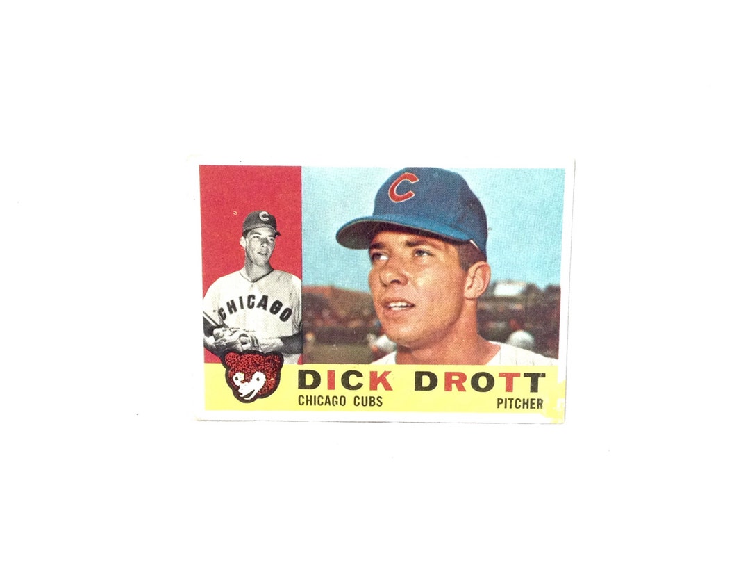 Dick Drott, Chicago Cubs Pitcher, 27 Topps 1960 Collector's Trading ...