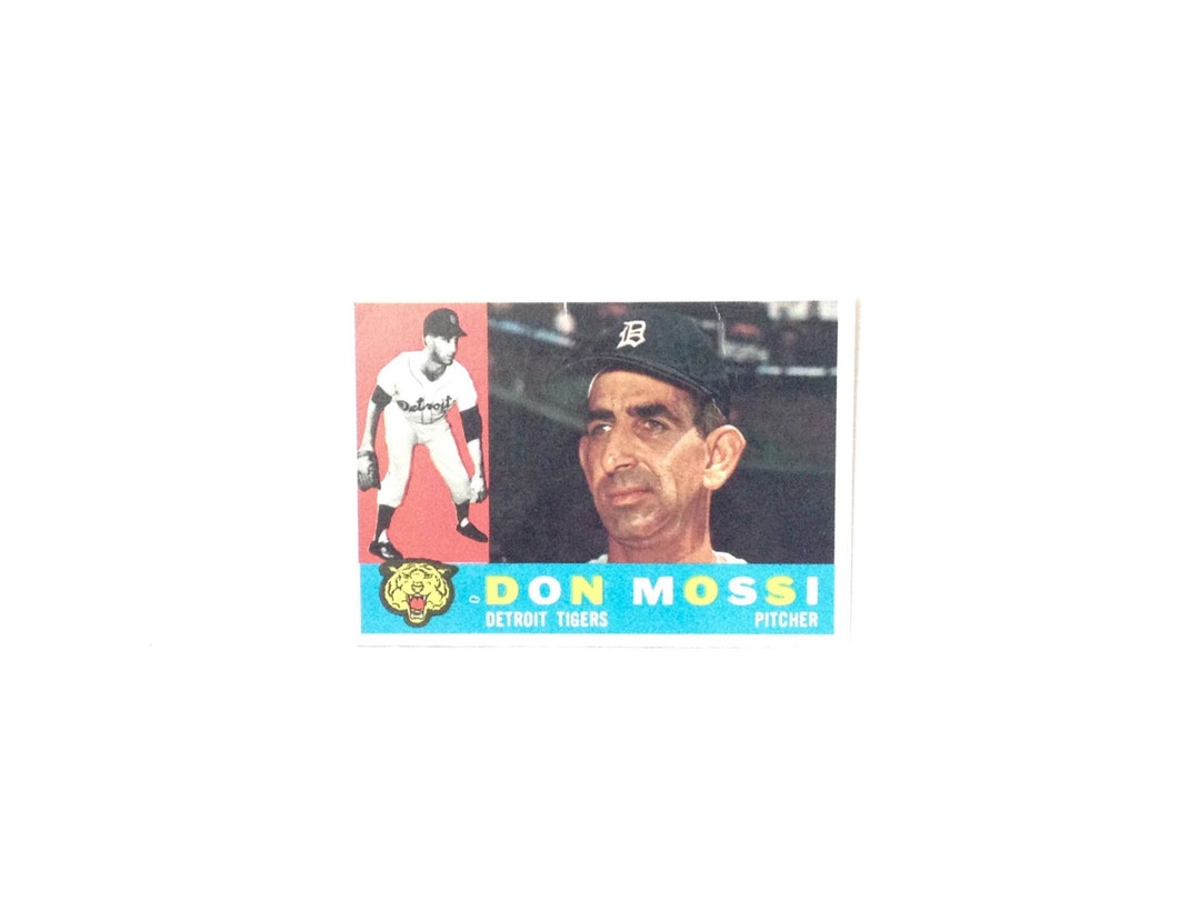 Don Mossi, Detroit Tigers Pitcher, #418 Topps Collector's-trading ...