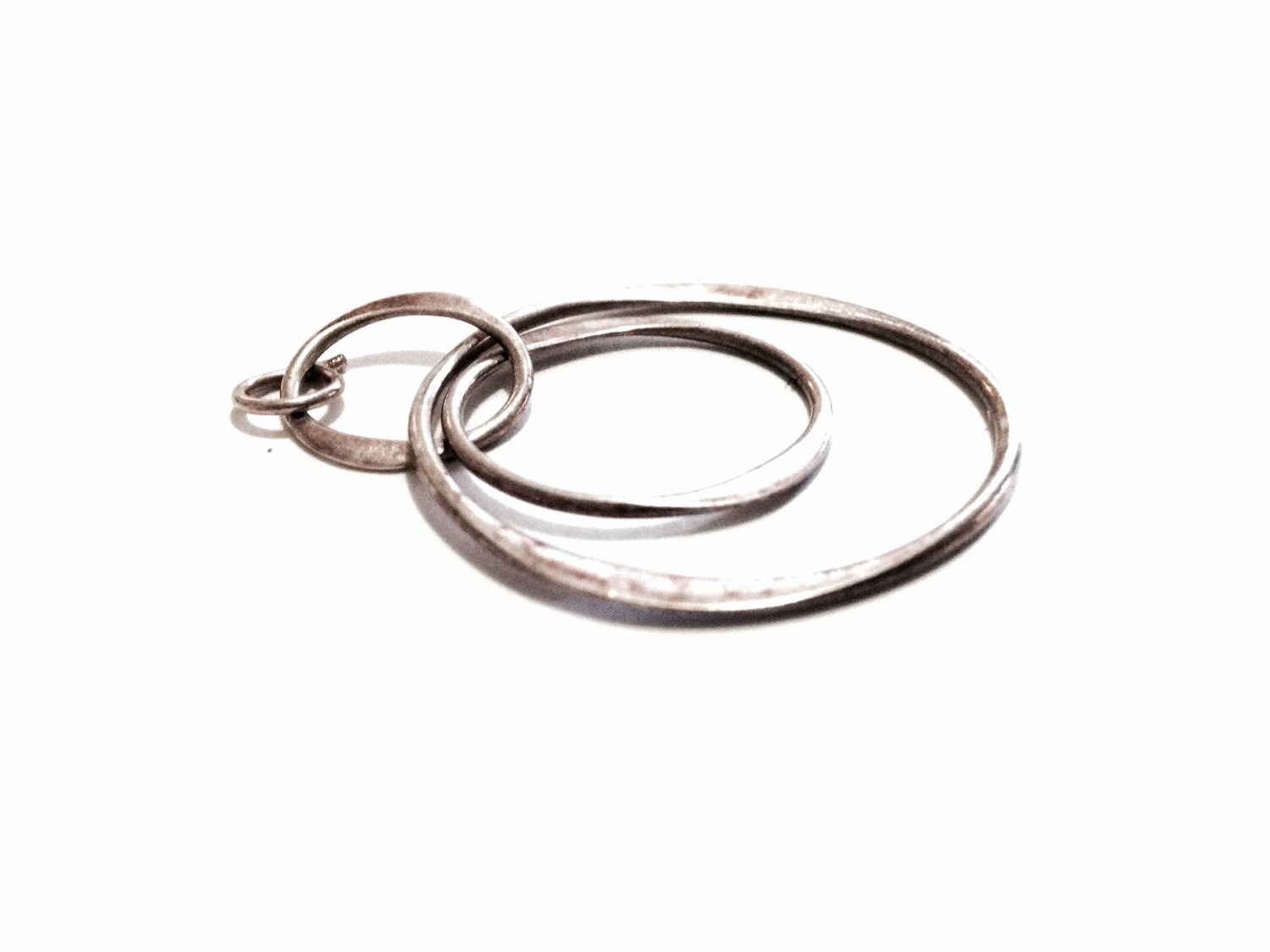 A Mid-Century Art Nouveau Handmade Circular Triplet Charm - Pendant ...