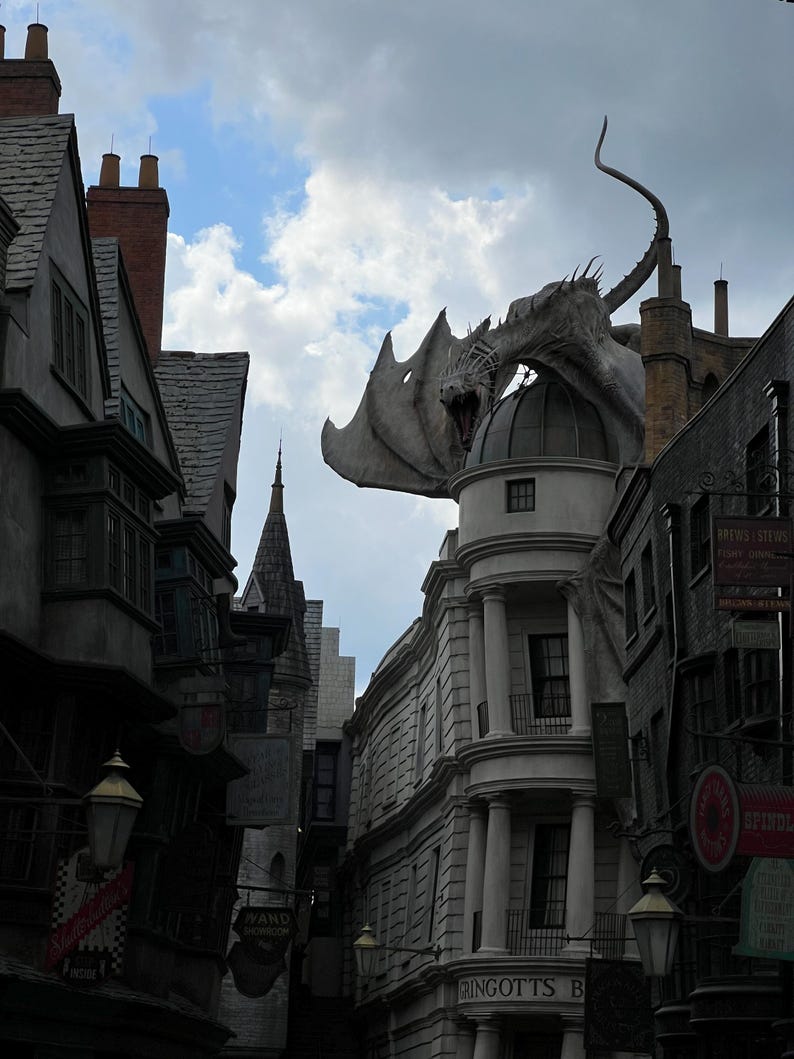 Travel Photo Series Wizard Gringotts Bank Scratch off Savings Challenge ...