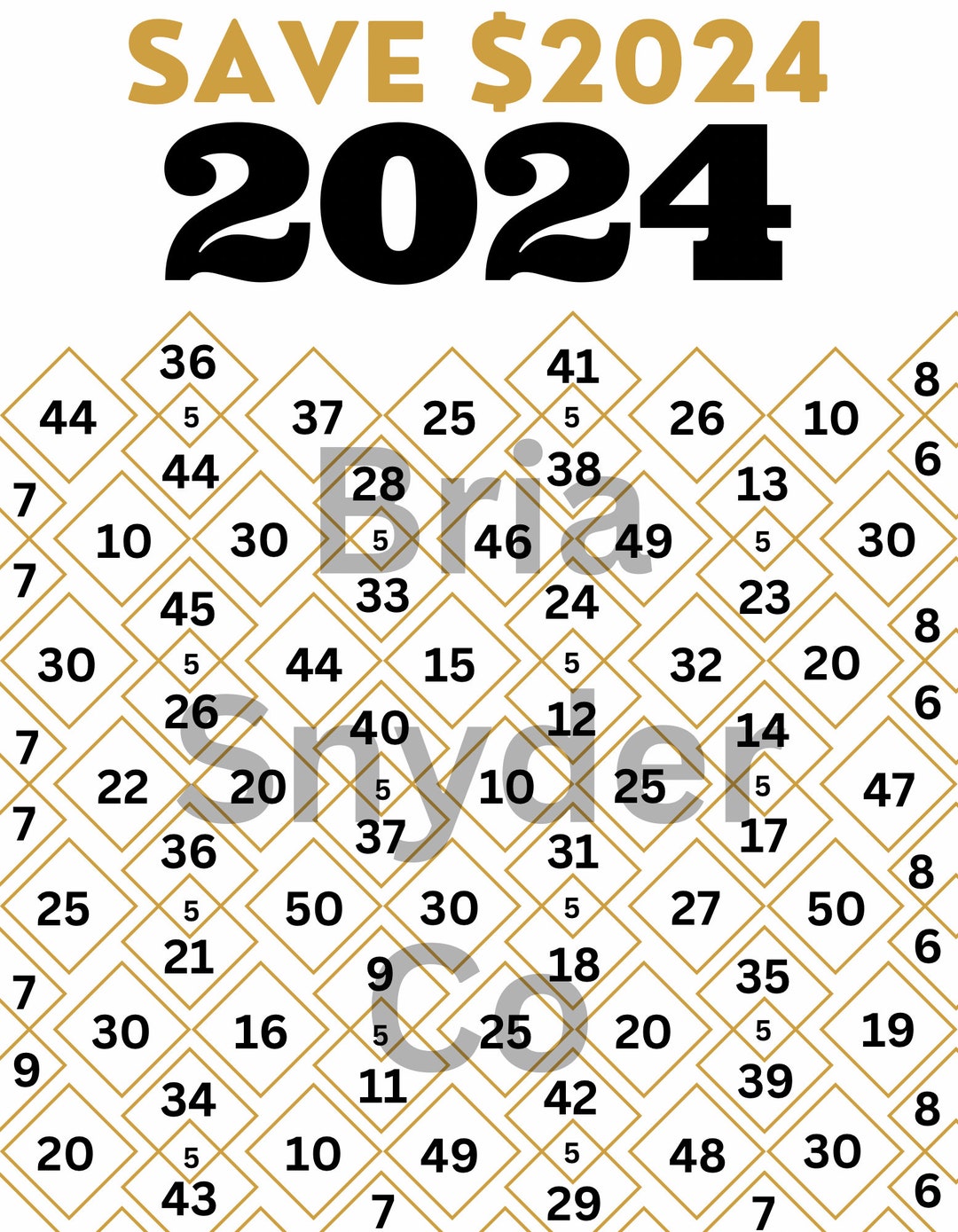 Save 2024 in 2024 - Etsy