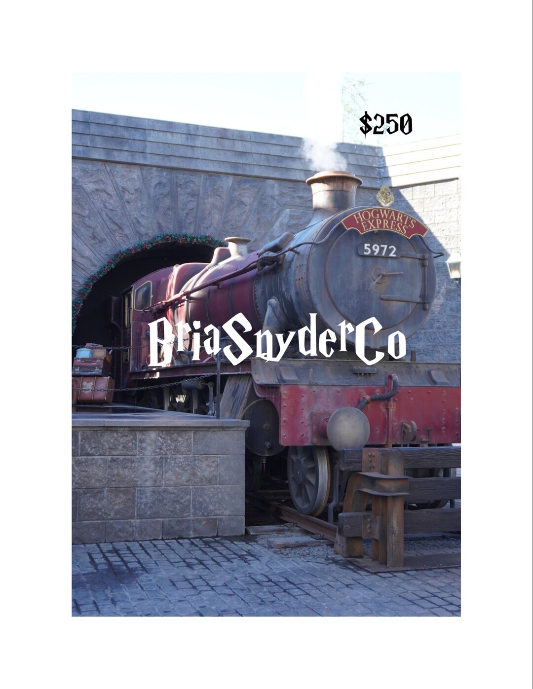 Travel Photo Series Wizard Train Scratch off Savings Challenge - Etsy