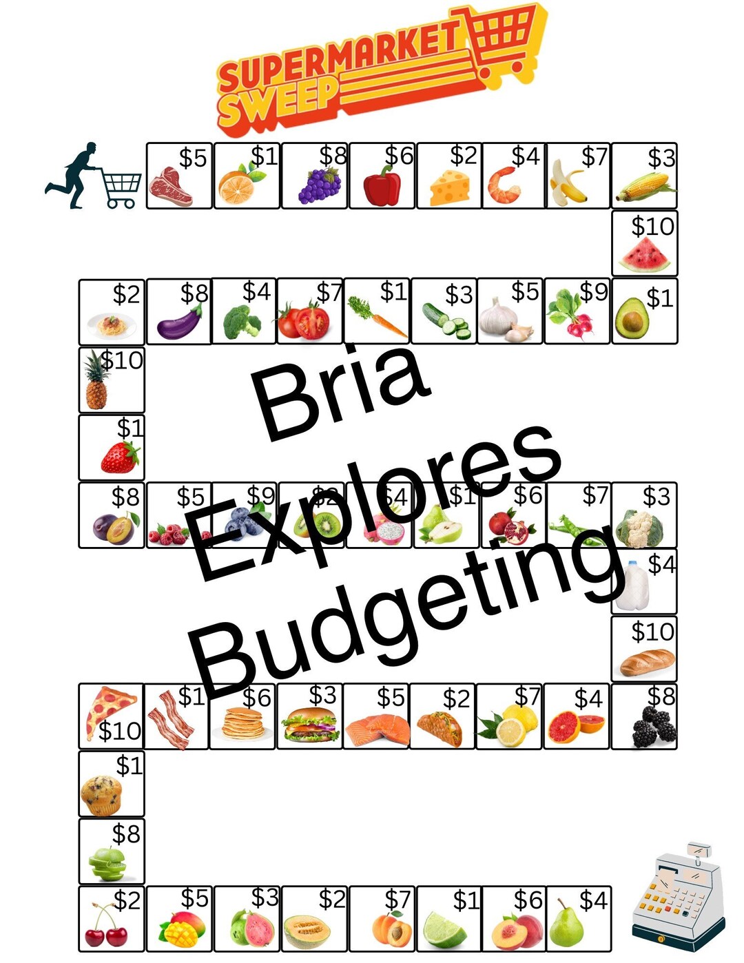 Supermarket Sweep Savings Challenge | Digital Download - Etsy