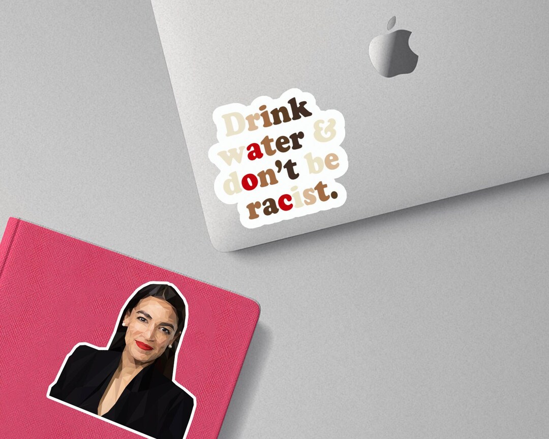Alexandria Ocasio-cortez Poly Art Sticker/aoc Sticker/aoc Laptop ...