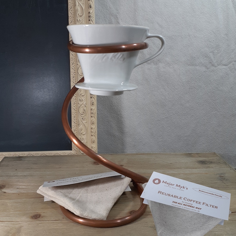 Melitta Pour Over Copper Drip Coffee Gift Porcelain Single Cup Dripper ...