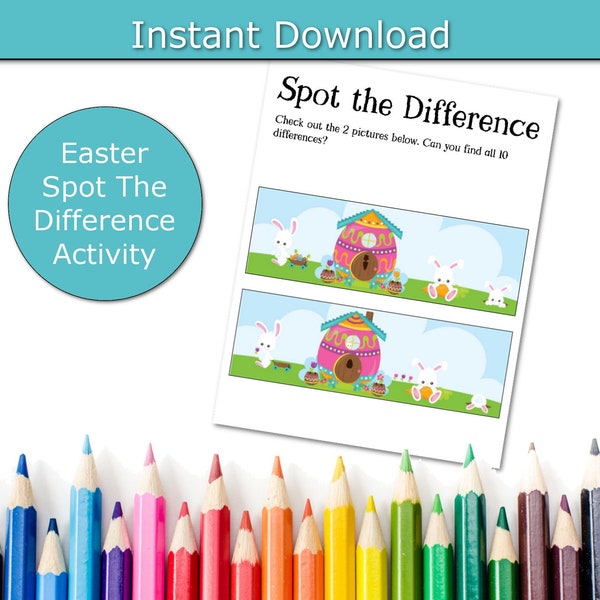 Easter Spot the Difference - Etsy