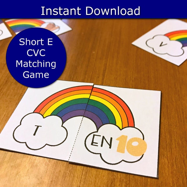 Kindergarten Game - Etsy