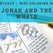 Jonah and the Whale Coloring Pages for Kids, Printable Coloring ...