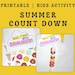Summer Countdown Activity for Kids | Melting Into Summer Printable for ...