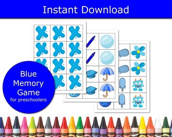 Color Red Matching Game Learning Games for Preschoolers | Etsy