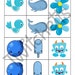 Color Blue Matching Game, Learning Games for Preschoolers, Educational ...