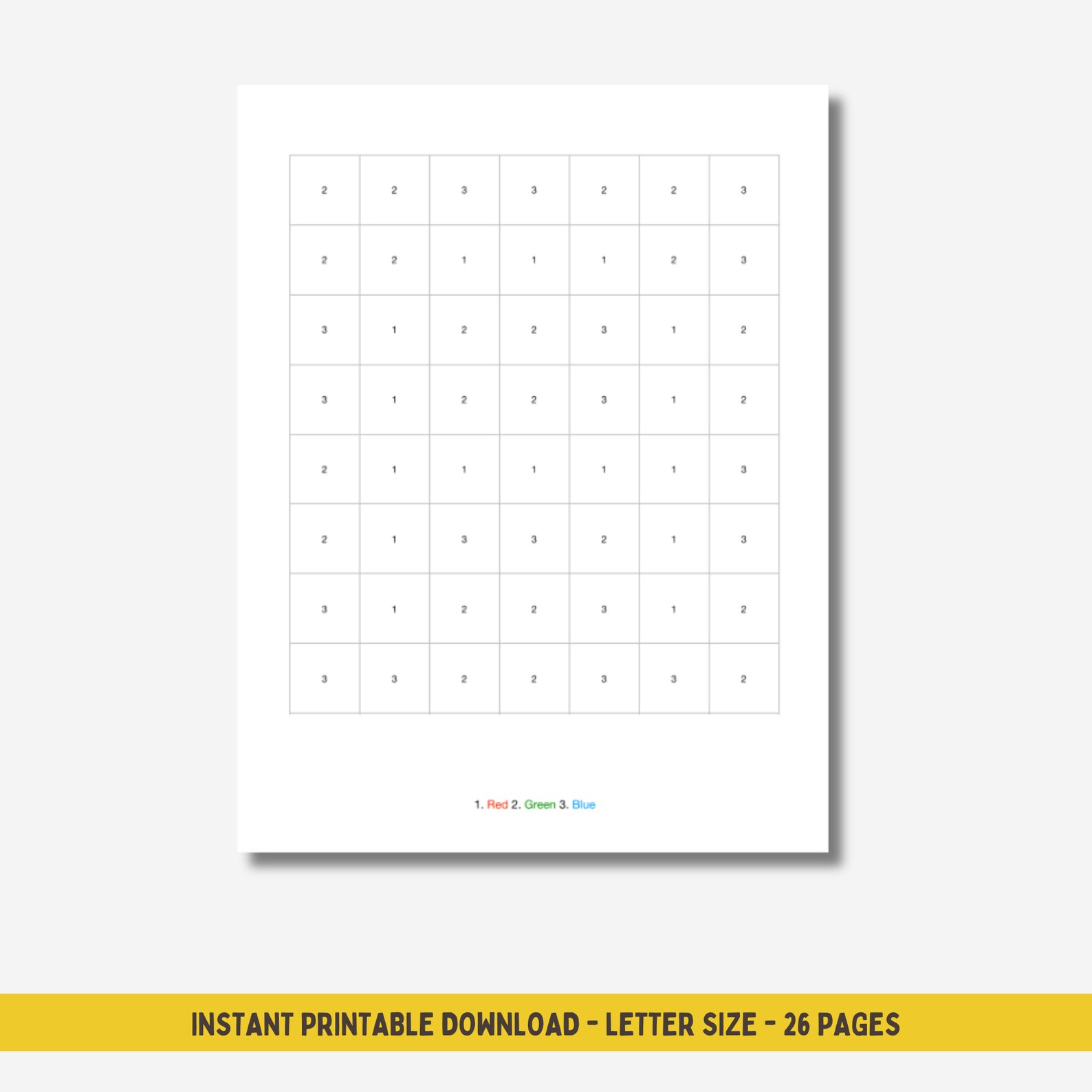 Alphabet Craft for Kids, Pixel Alphabet, Color by Numbers, Preschool ...