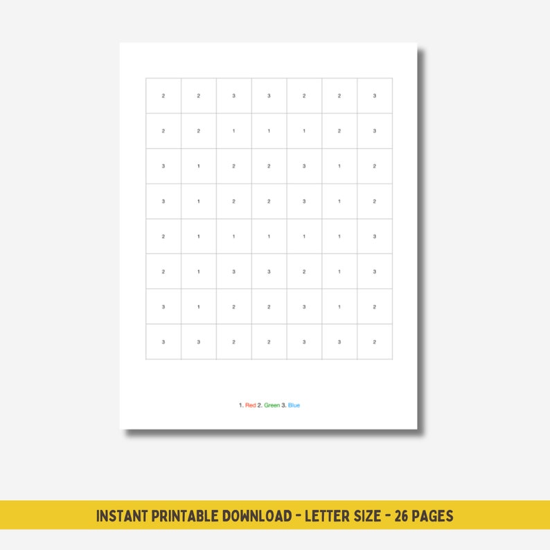 Alphabet Craft for Kids, Pixel Alphabet, Color by Numbers, Preschool ...