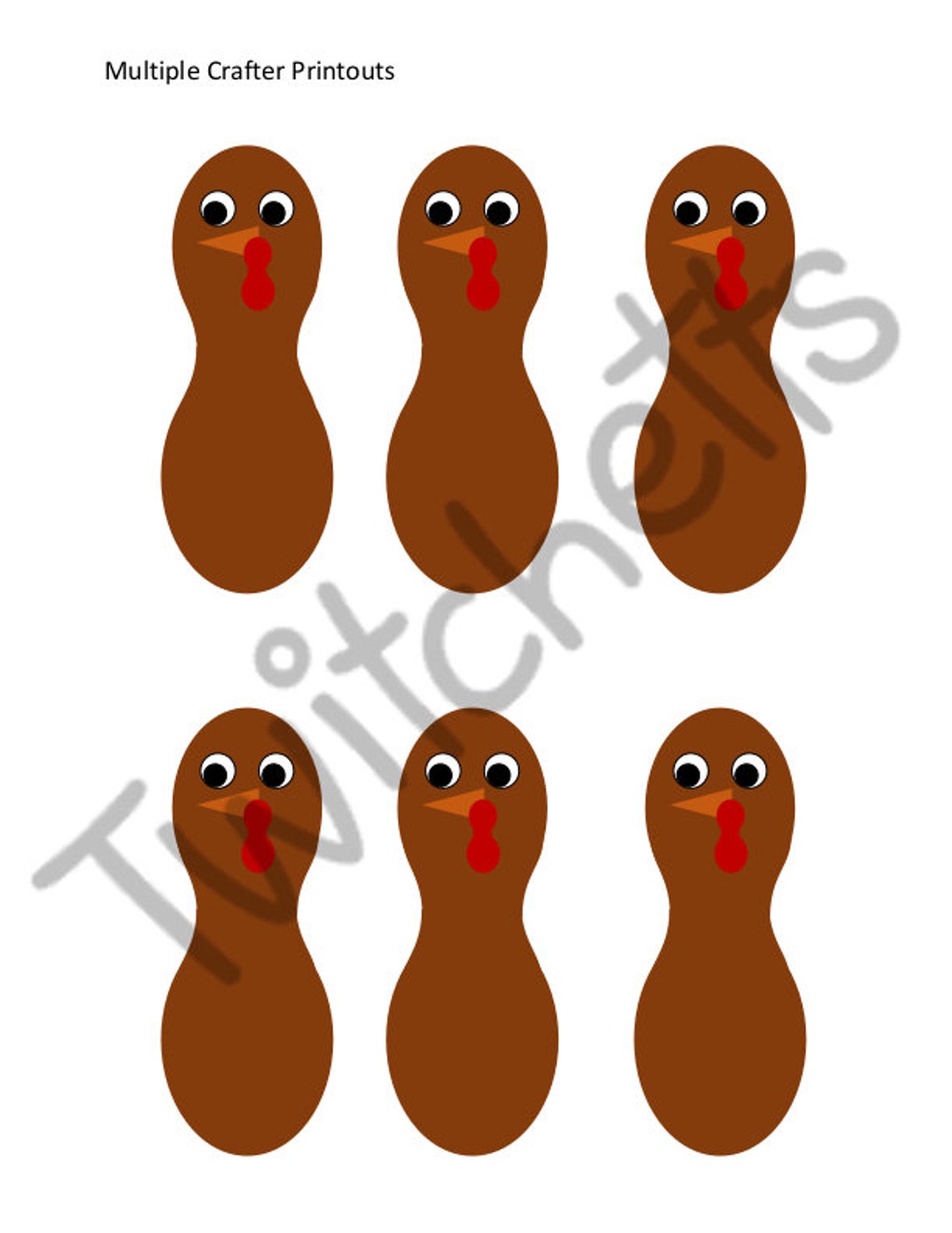 Paper Turkey Craft, 3D Papercraft Template, Thanksgiving Coloring Craft ...