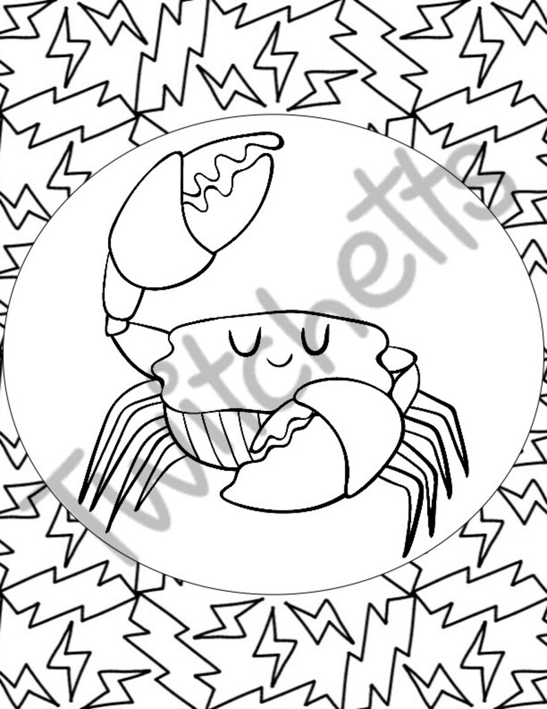Summer Coloring Pages for Kids, Printable Summer Party Favor, Printable ...