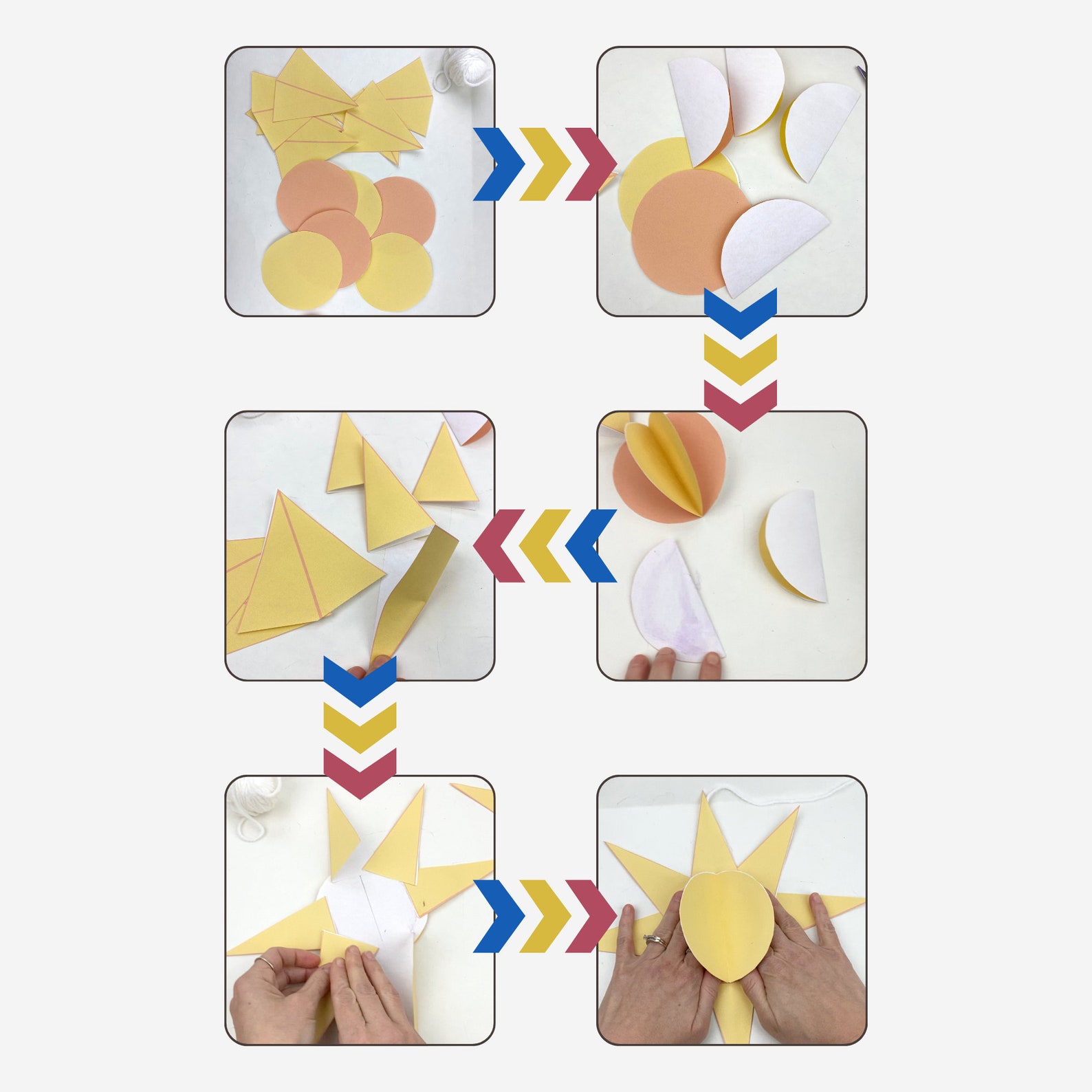 3D Sun Craft Template, Printable Kids Craft, Easy Sun Template, Summer ...