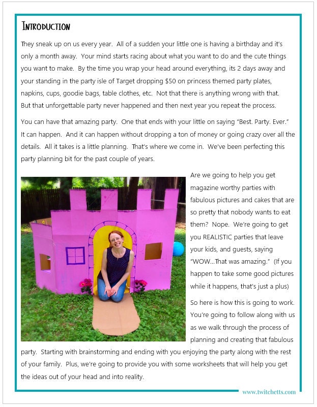 Party Planner, Party Planning Printables, Kids Party Checklist, Kids ...