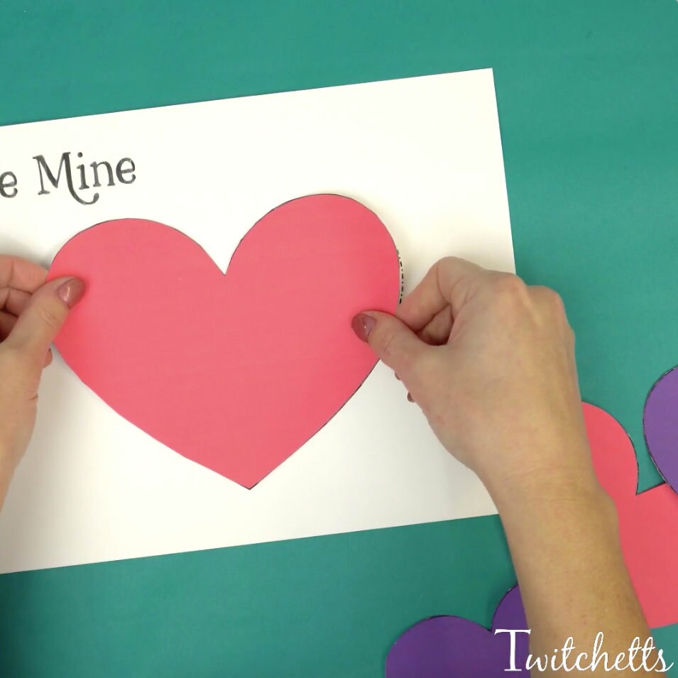 Valentines Day Cards, Card Template, Classroom Valentines, 3d ...