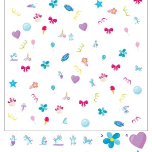 Unicorn I Spy Printable Game for Birthday Parties and Group Activities ...