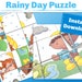 Easy Rain Puzzle Game for Kids. This Spring Printable is Perfect for ...