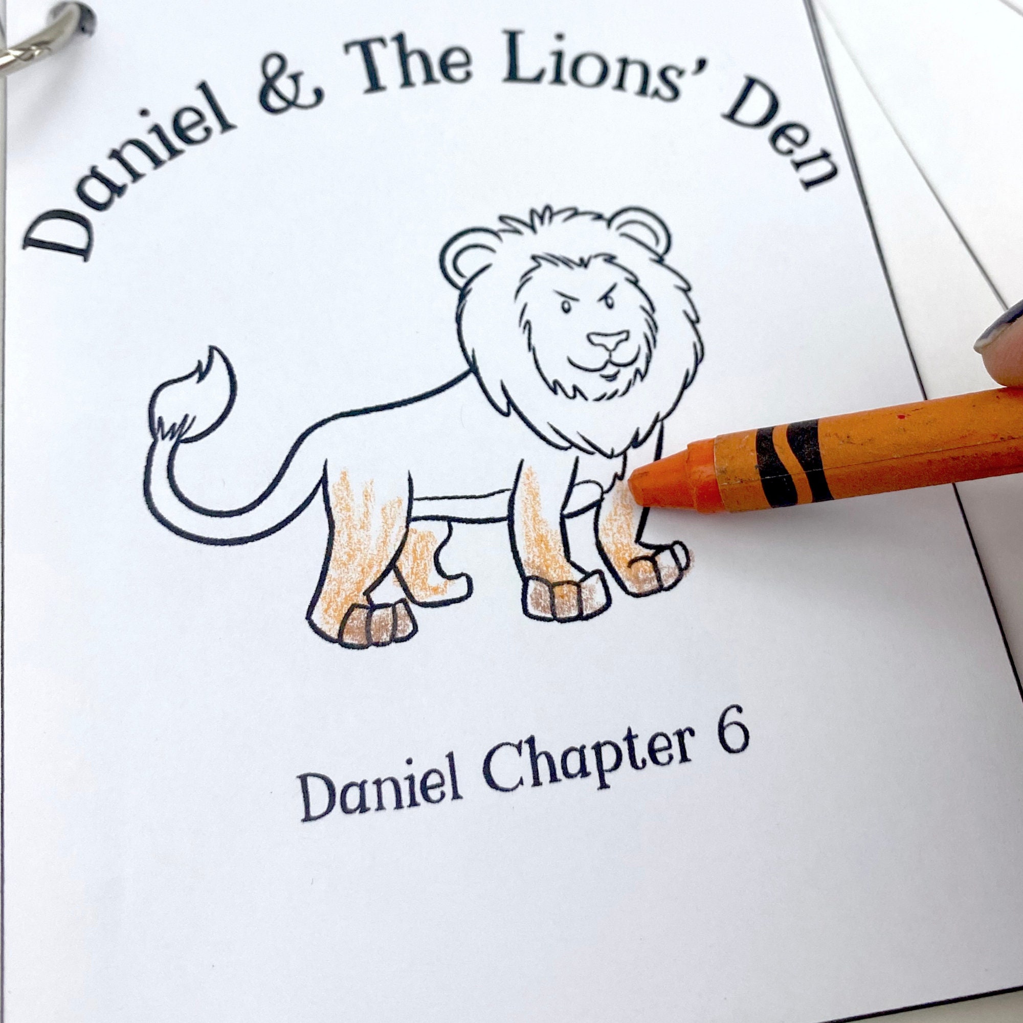 Daniel in the Lions Den Story Cards for Young Children, Printable ...
