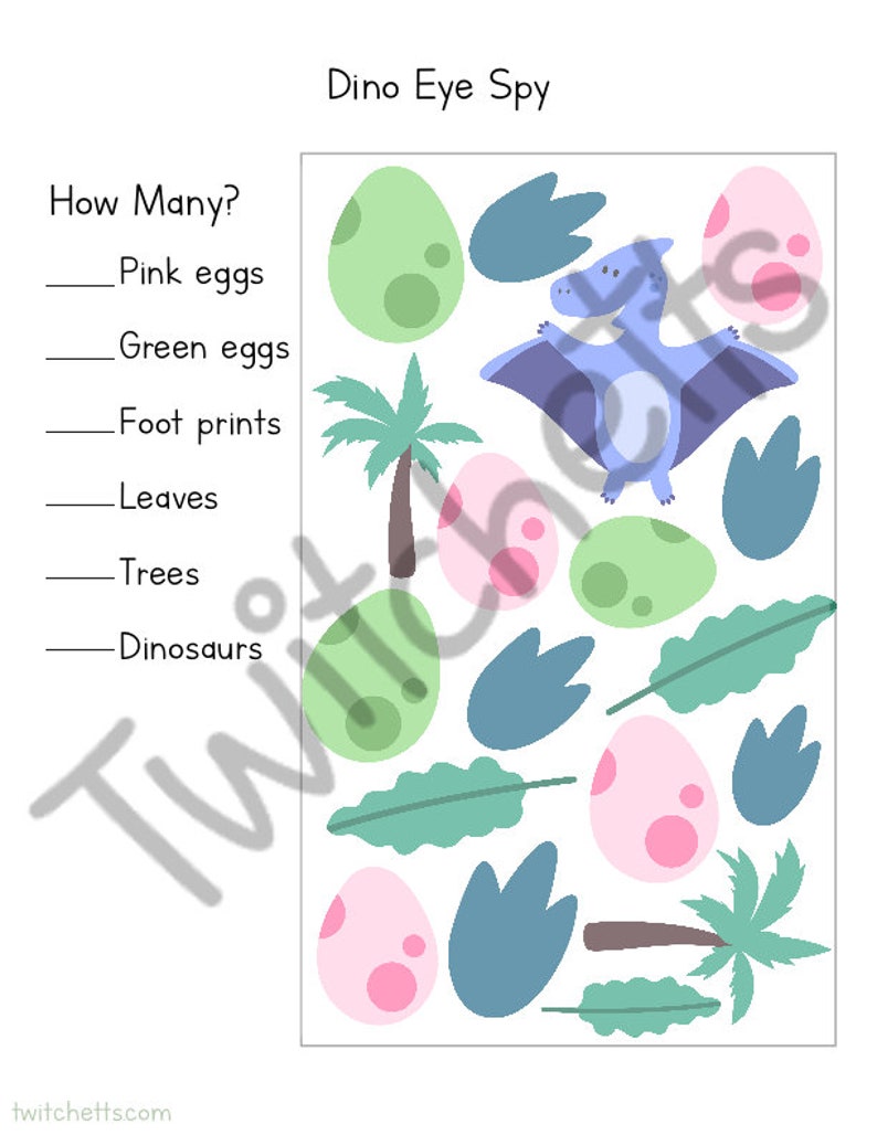 Dinosaur Activity Pack for Preschoolers Fun Dinosaur Party - Etsy