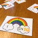 Rainbow CVC Words Matching Game for Homeschool, Preschool, Montessori ...