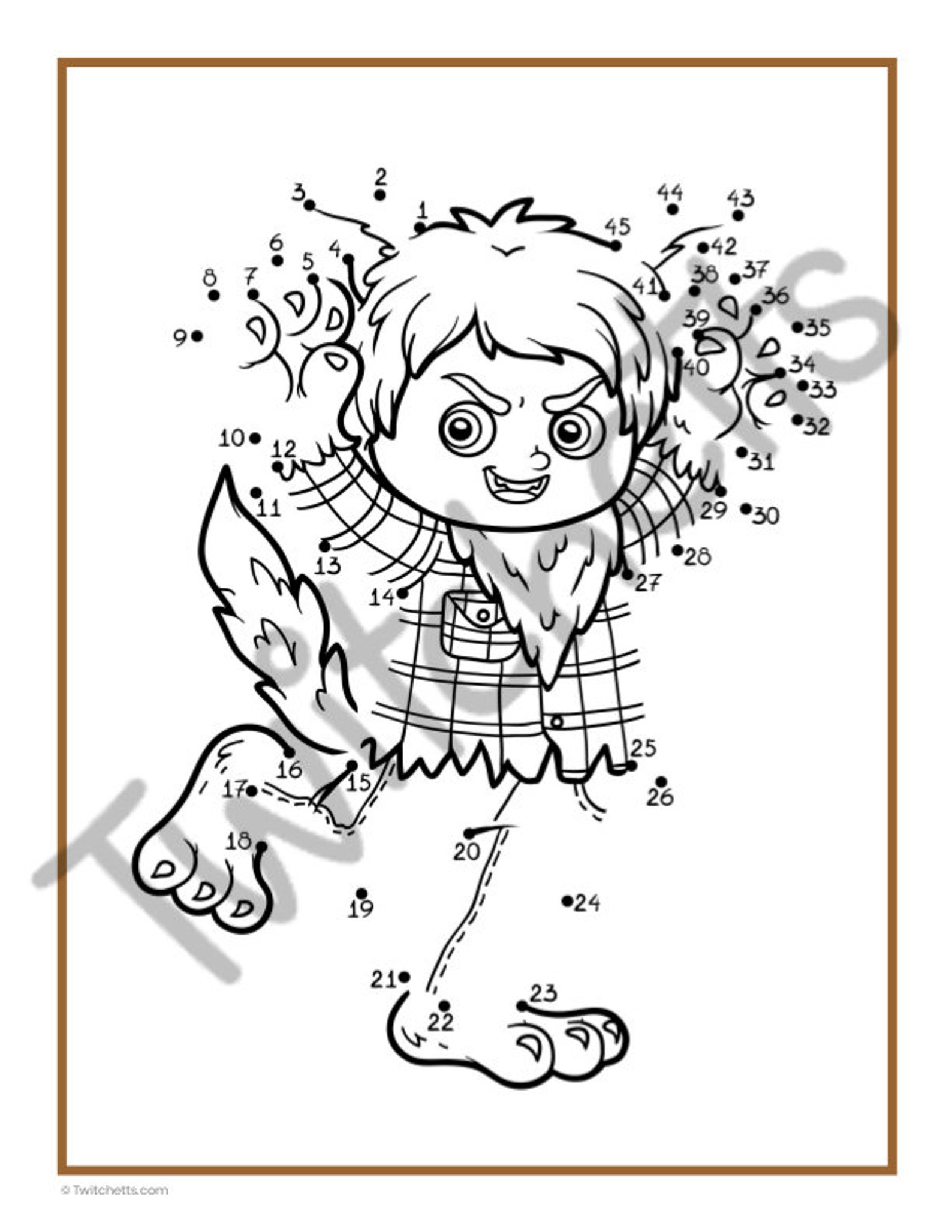 Halloween Connect the Dots, Printable Halloween Activity for Kids ...