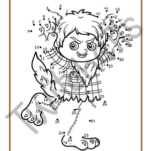 Halloween Connect the Dots, Printable Halloween Activity for Kids ...