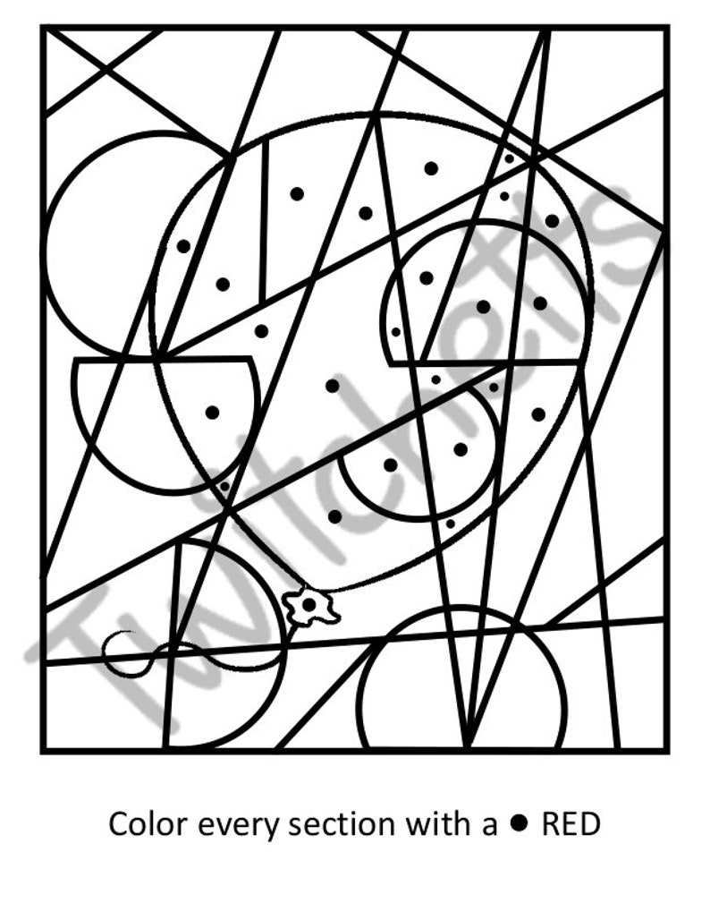 Color Red Dot Coloring, Learning Games for Preschoolers, Educational ...