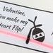 Ninja Valentine's Day Cards, Boys Valentines, School Valentines Cards ...