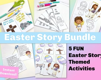 Easter Bible Craft for Kids Printable Bible Craft Homeschool - Etsy