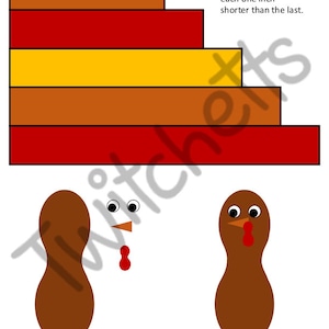 Paper Turkey Craft, 3D Papercraft Template, Thanksgiving Coloring Craft ...