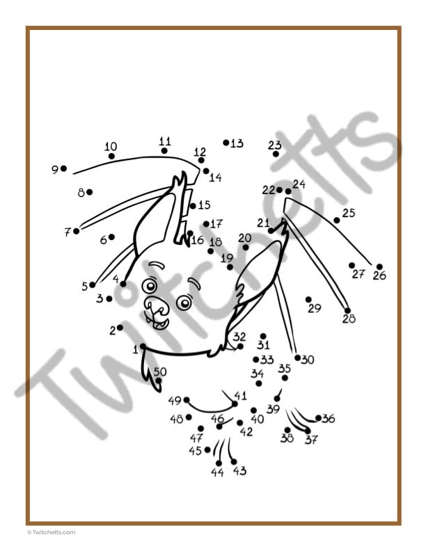 Halloween Connect the Dots, Printable Halloween Activity for Kids ...