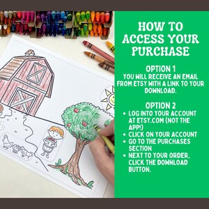 Farm Animal Cut and Color, Printable Kids Craft, Easy Farm Craft for ...