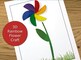 Rainbow Flower Craft Template Printable Kids Craft Easy - Etsy Canada