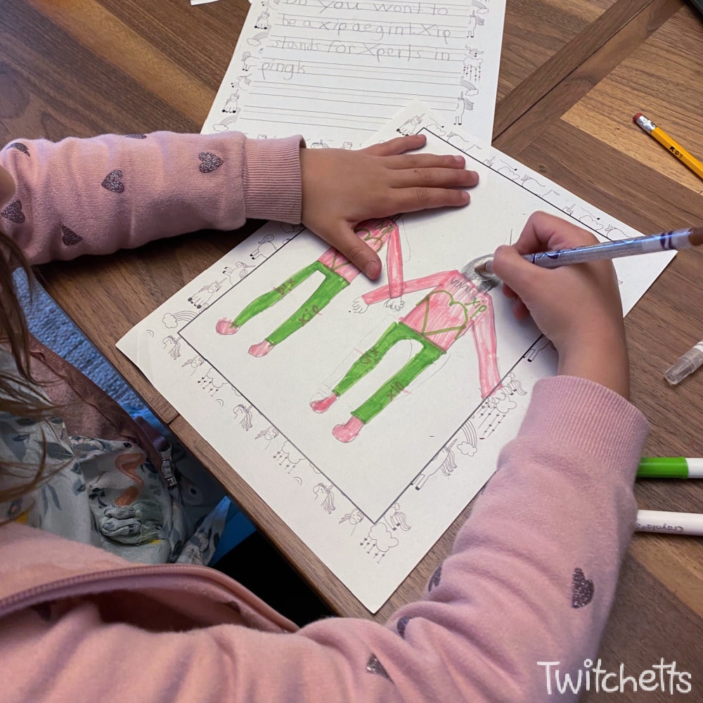 Letter Writing Set for Kids, Printable Unicorn Stationery for Kids to ...