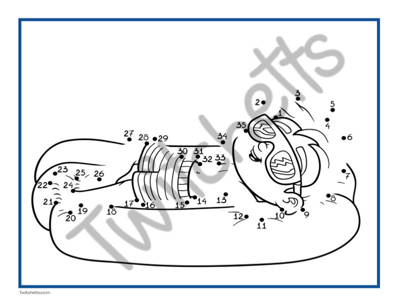 Beach Printable Activity for Kids, Beach Connect the Dots, Beach ...