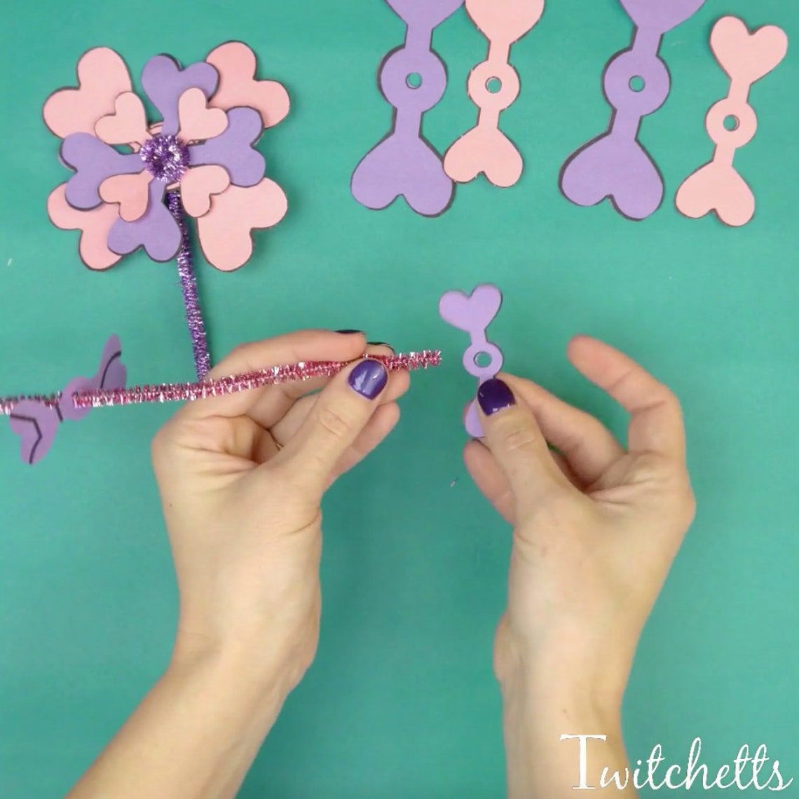 Spring Flower Craft Template, Printable Kids Craft, Easy Flower ...