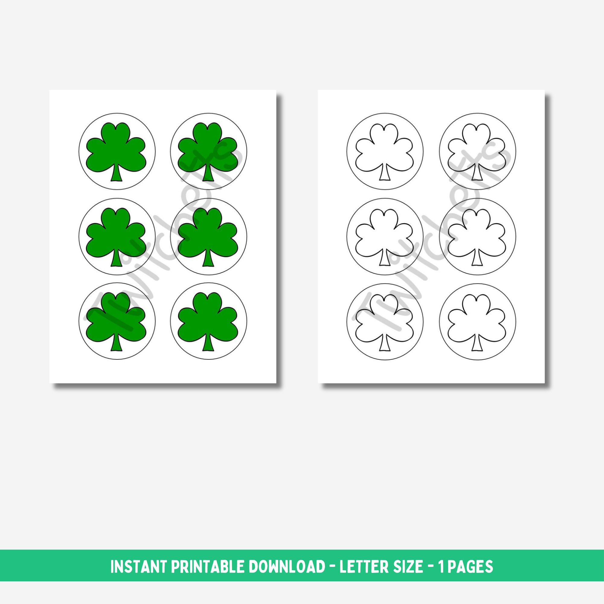 St. Patrick's Day Kids Craft | Printable Shamrock Templates to Make a ...