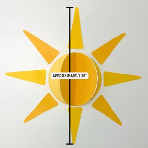 Giant 3D Sun Craft Template, Printable Kids Craft, Easy Sun Template ...