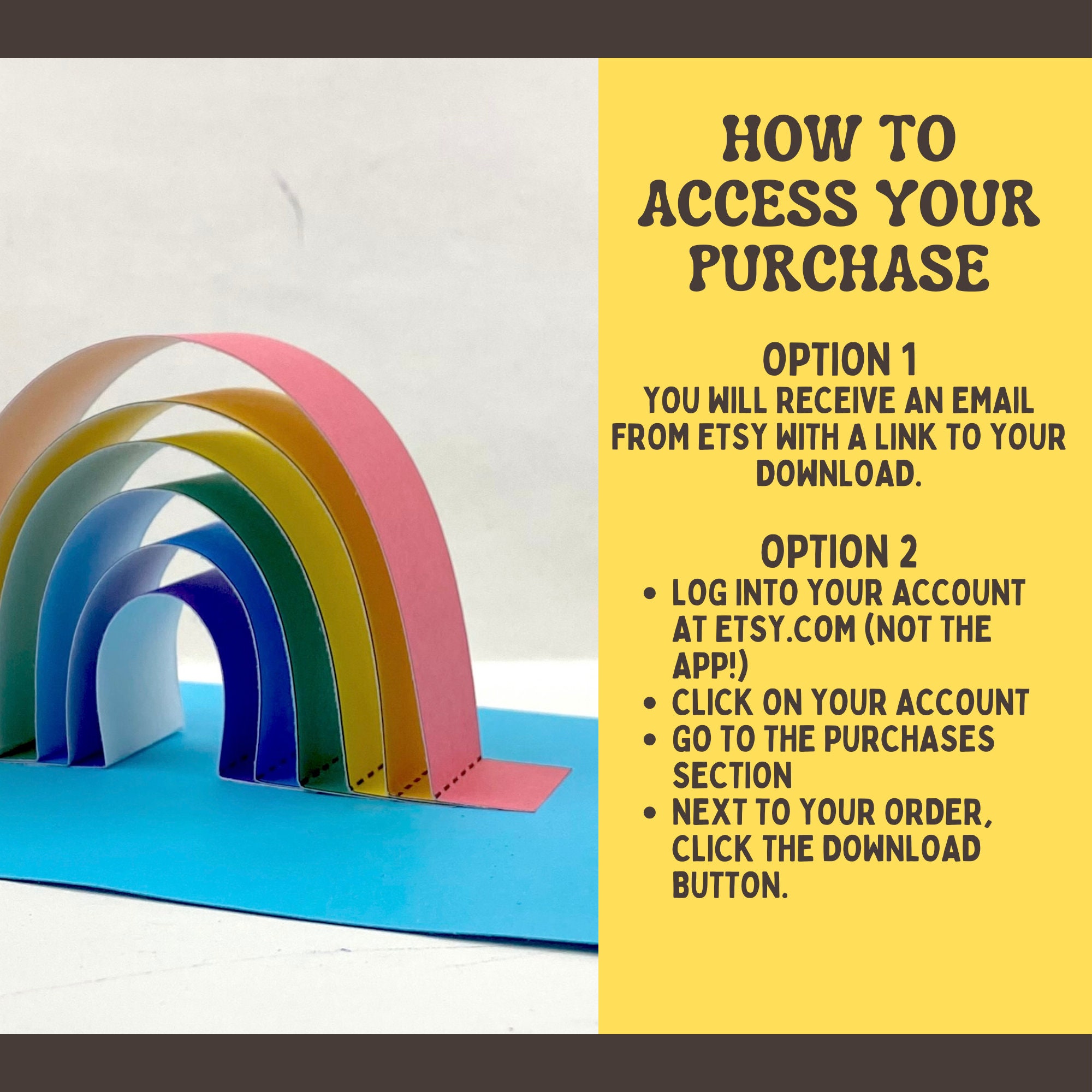 3D Rainbow Craft Template to Help Kids Learn Rainbow Colors, Printable ...