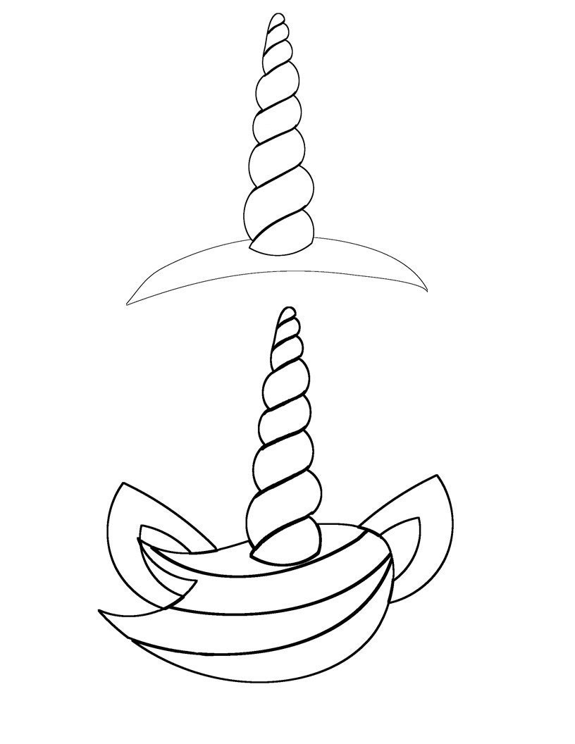 Cut and Paste Unicorn Craft, Create a Unicorn Face Printable, Easy Kids ...