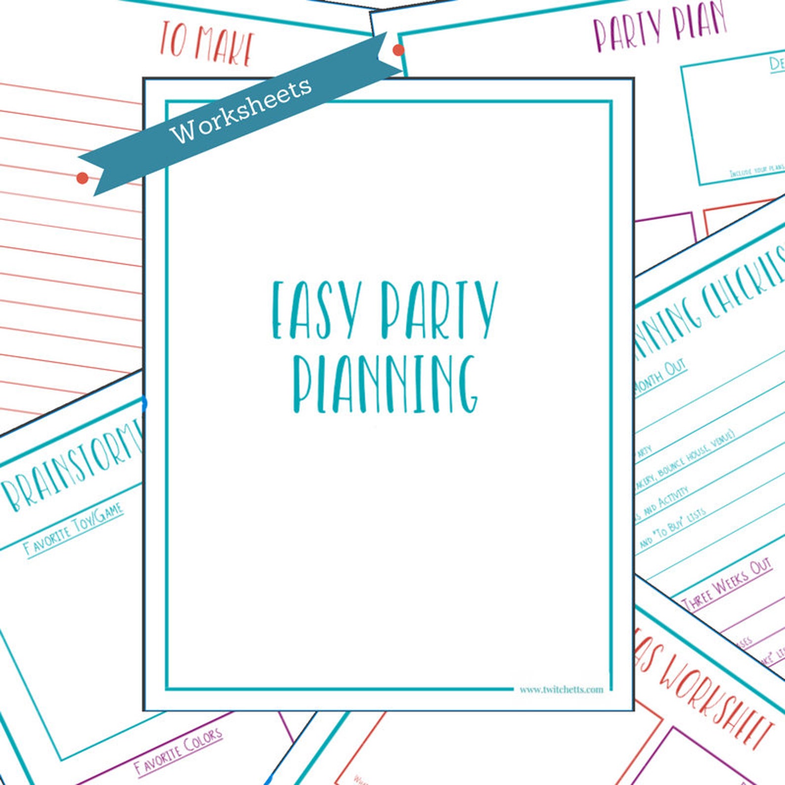 Kids Birthday Party Planner Template, Printable Kids Party Organizer ...