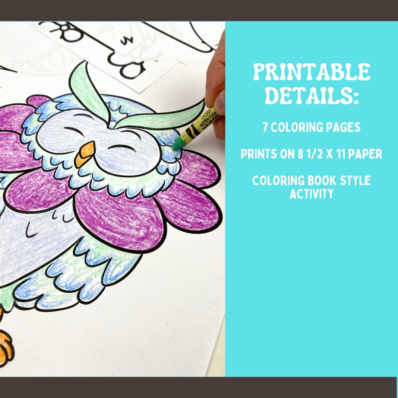 Spring Animals Coloring Pages for Kids, Printable Coloring Activity for ...
